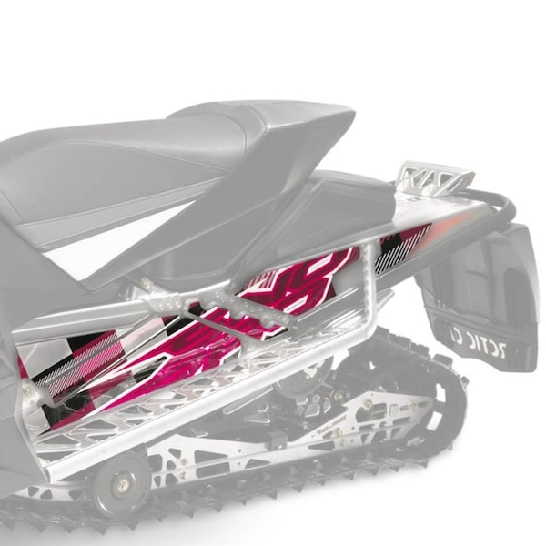 Ilc Replacement For Arctic Cat Tunnel Decal Kit - Strobe Pink - Zr F Xf ...