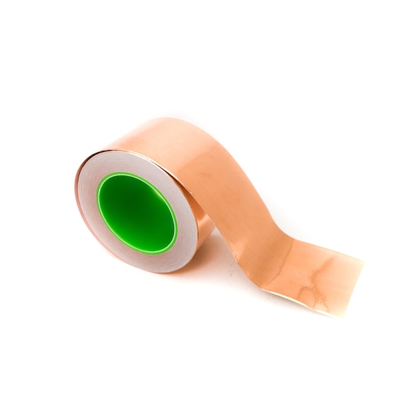 Bertech Copper Foil Tape with Conductive Adhesive, 7 In. Wide x 36 ...