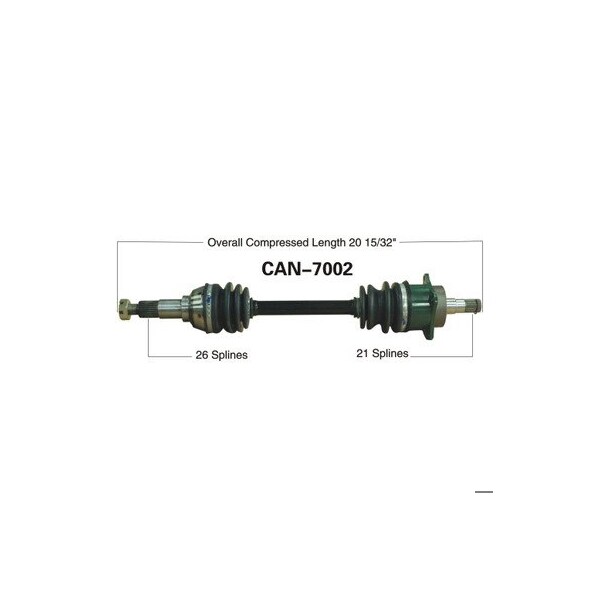 Wide Open OE Replacement CV Axle for CAN AM FRONT OUTLANDER/RENEGADE ...