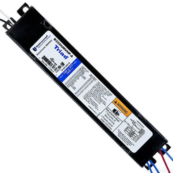 Universal Fluorescent T8 Ballast 10PK B332IUNVHP-A000 | Zoro