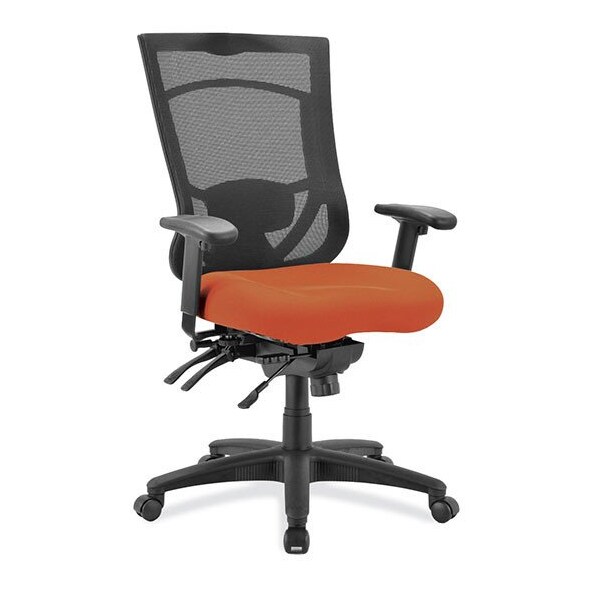 Officesource CoolMesh Pro Multi-Function, High Back Chair with ...