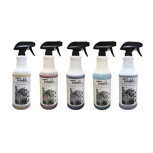 Twinkle Rainbow Dust Spray 32 oz. PINK 1743-PK | Zoro