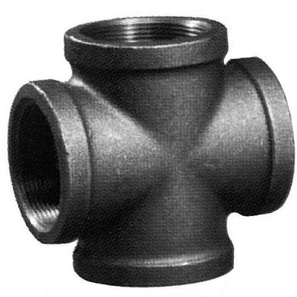 Jones Stephens 3/8in. Black Iron Cross, Banded B1950025 | Zoro