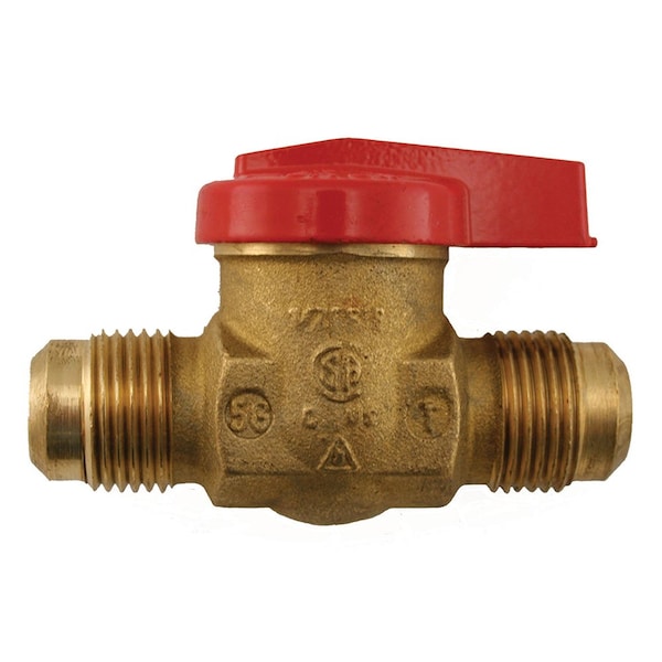 Jones Stephens 1/2in. Flare Brass Gas Ball Valve B68050 | Zoro