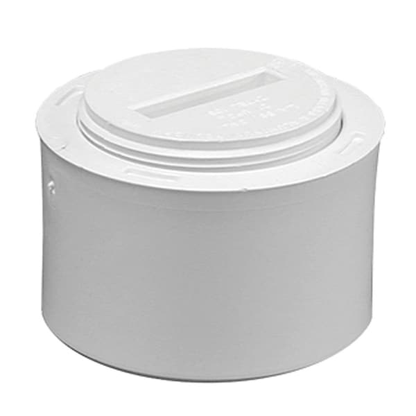 Jones Stephens 2in. x 3in. PVC Fit-Flush Cleanout with 2in. IPS ...