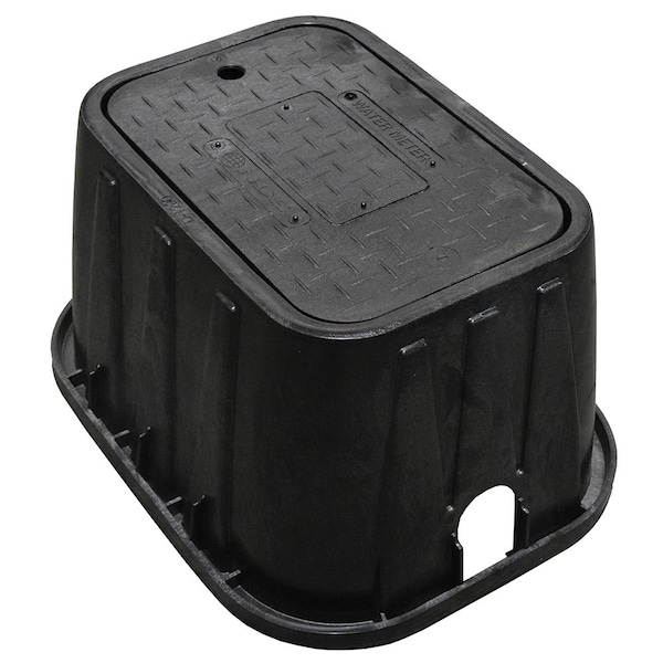 Nds 12in. Water Meter Box and Solid Black Lid M12009 | Zoro