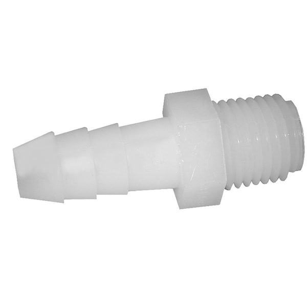 Jones Stephens 3/4in. MPT x 3/8in. Nylon Hose Barb Adapter N14011 | Zoro