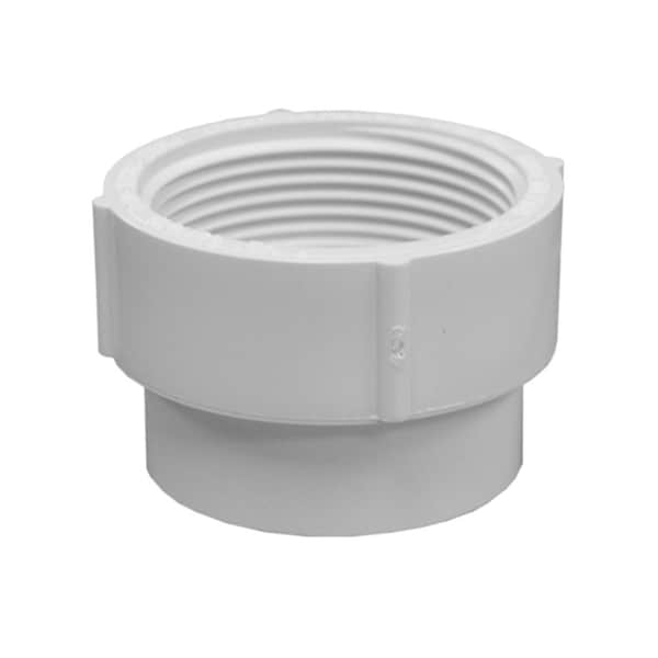 Charlotte Pipe And Foundry 1-1/2in. PVC Cleanout Adapter, S x FPT ...