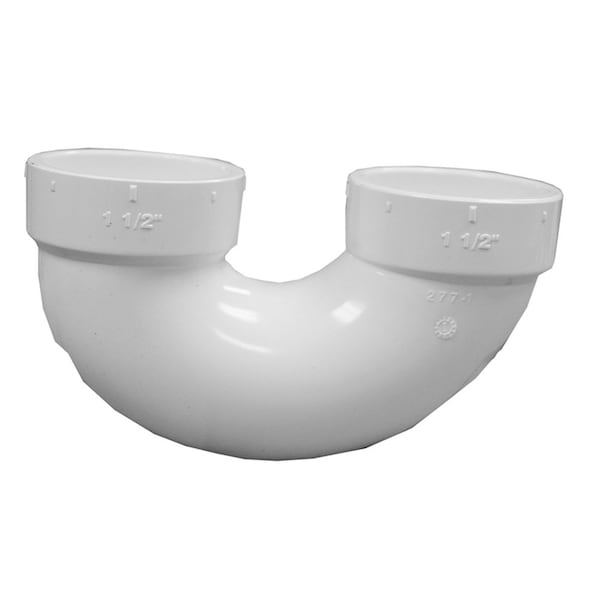 Charlotte Pipe And Foundry 1-1/2in. PVC Return Bend, H x H PPT015 | Zoro