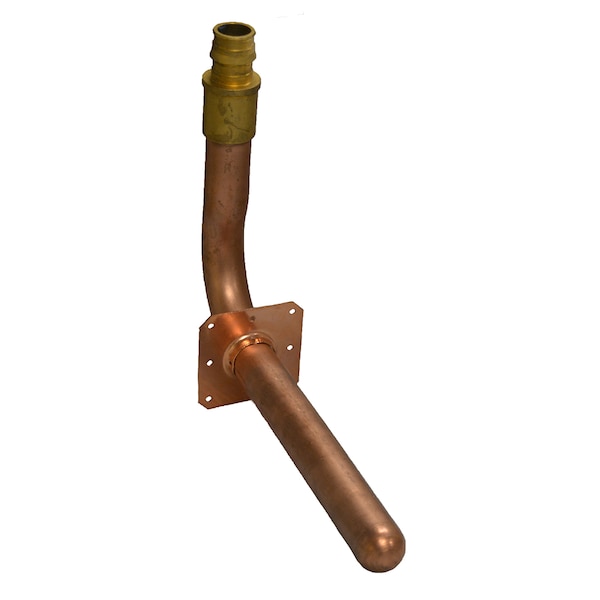 Jones Stephens 3/4 PEX F1960 Stub Out Elbow W/ Square Mounting Flange ...