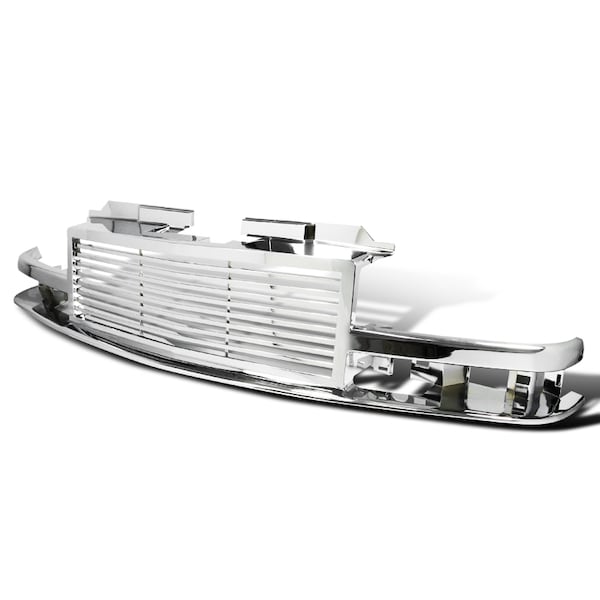 Spec-D Tuning 98-02 Chevrolet S10 Front Grill Chrome HG-S1098C | Zoro