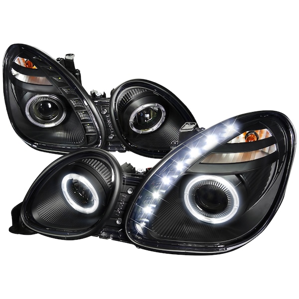 Spec-D Tuning 98-05 Lexus Gs300 Halo Projector Headlight Black Housing ...