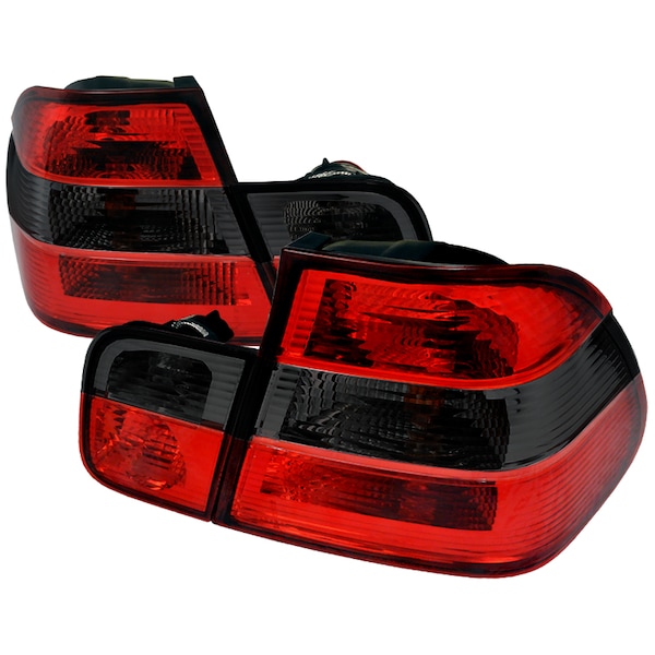Spec-D Tuning 99-01 Bmw E46 3 Series Altezza Tail Light Red Smoke 4 ...