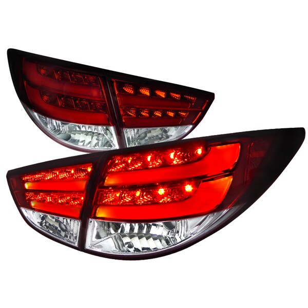 Spec-D Tuning 10-Up Hyundai Tucson LED Tail Lights Red LT-TUC10RLED-TM ...
