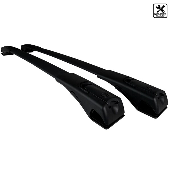 Spec-D Tuning 13-Up Toyota Rav4 Roof Rack - Black RRB-RAV413BK | Zoro