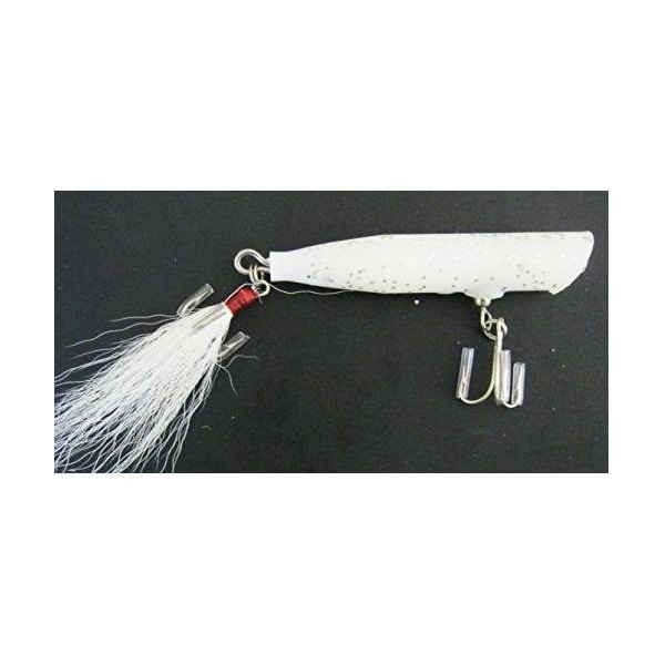 Atom Striper Swiper Popper 6 12, 1 14 Oz, SilverWhite 58PB SW | Zoro