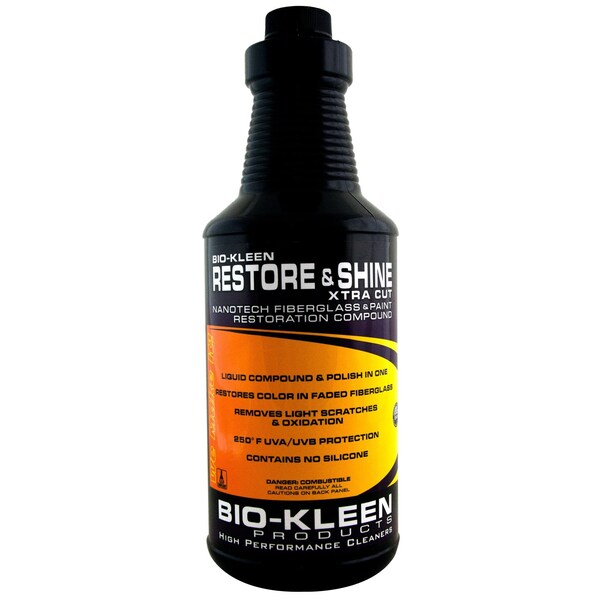 Bio-Kleen Restore And Shine Xtra Cut Quart RESTOR XTRA 32oz | Zoro