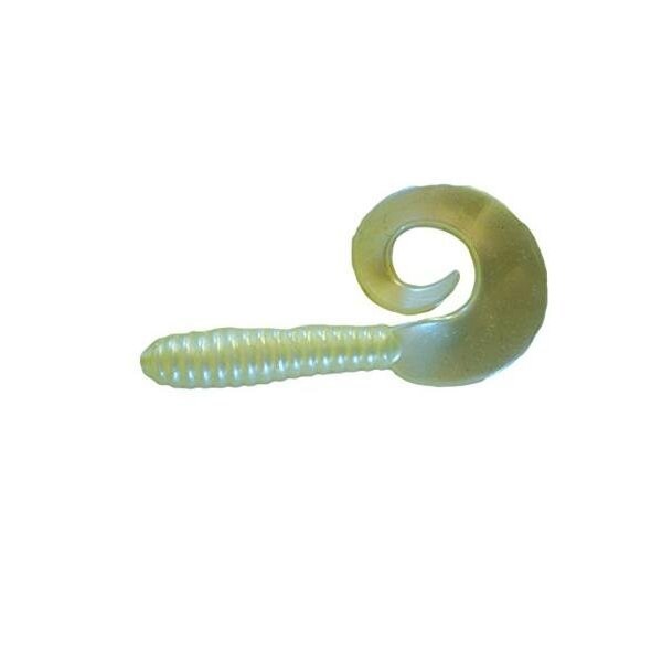 Blue Water Candy Swirl Tail Lure, 4, Pearl, 12PK 83201 | Zoro