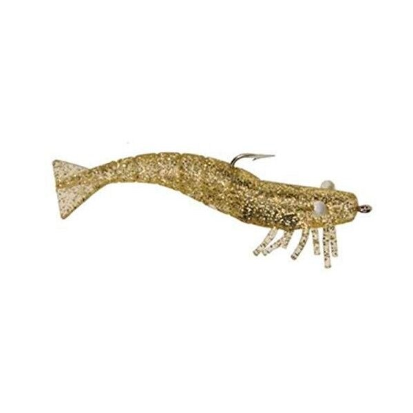 Doa Shrimp Lure, 3, 14 Oz, Gold Glitter FSH3-313 | Zoro