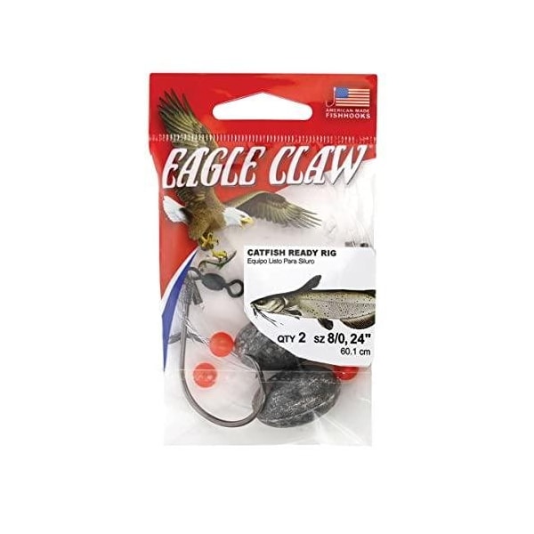Eagle Claw Catfish Ready Rig 1 12 Oz 3 2 Rigs Per Pk ECCFRR | Zoro