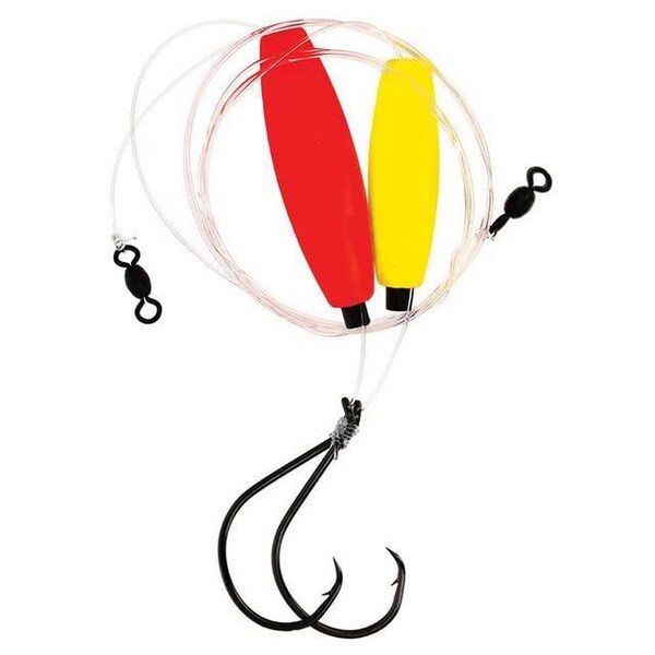 Eagle Claw Catfish Santee Rig 2 Rigs Per Pk One Red One Green ECSCR | Zoro