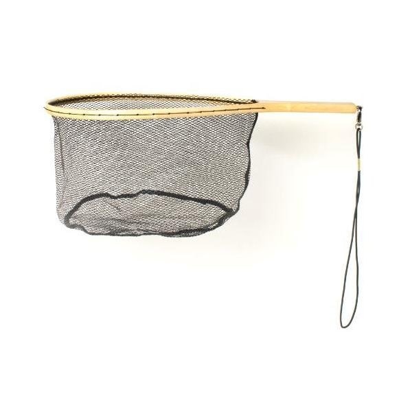 Eagle Claw Wooden Trout Net WRubberized Netting NTRTR | Zoro
