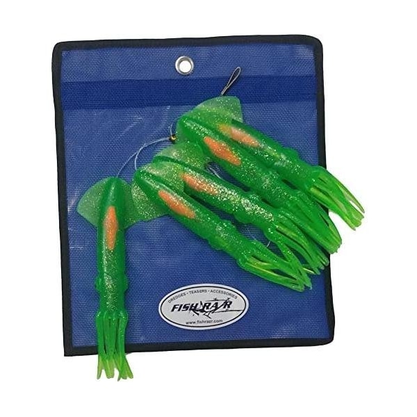 Fish Razr Daisy Chain With 5 Squid Green Sparkle FR301 | Zoro