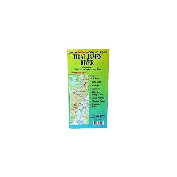 Gmco Tidal James River Map Pro Series GpsFolded 16200PS | Zoro