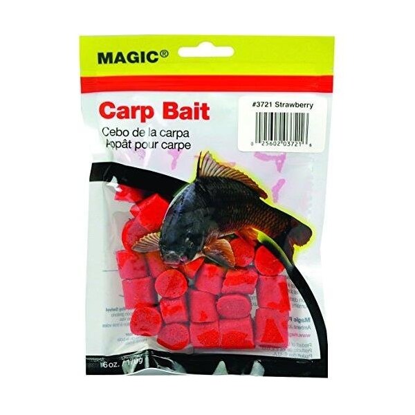 Magic Carp Bait, Preformed, 6 Oz Bag, RedStrawberry 3721 | Zoro