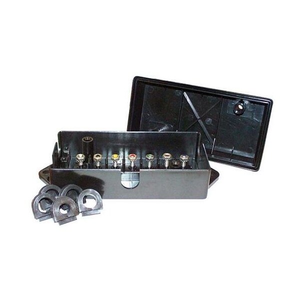 Redneck Trailer Supplies Junction Box, 7Terminal 483020 | Zoro