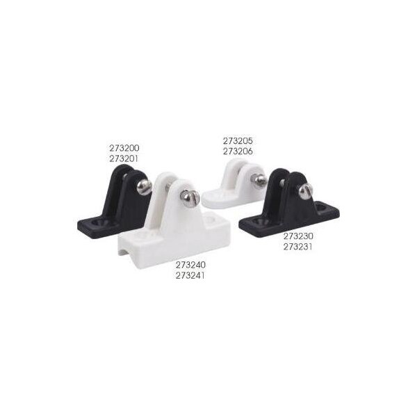Sea Dog Marine Nylon Concave Deck Hinge White 273241-1 | Zoro