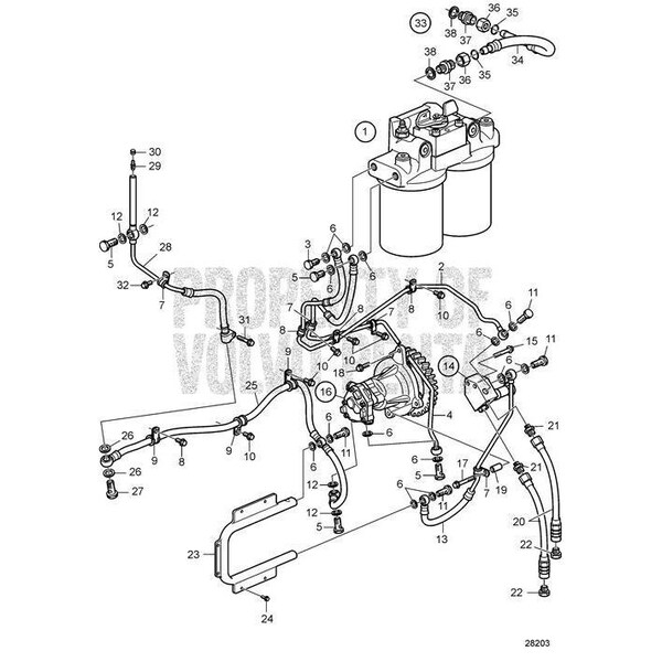 Volvo Penta Radiator V2 17208196 | Zoro