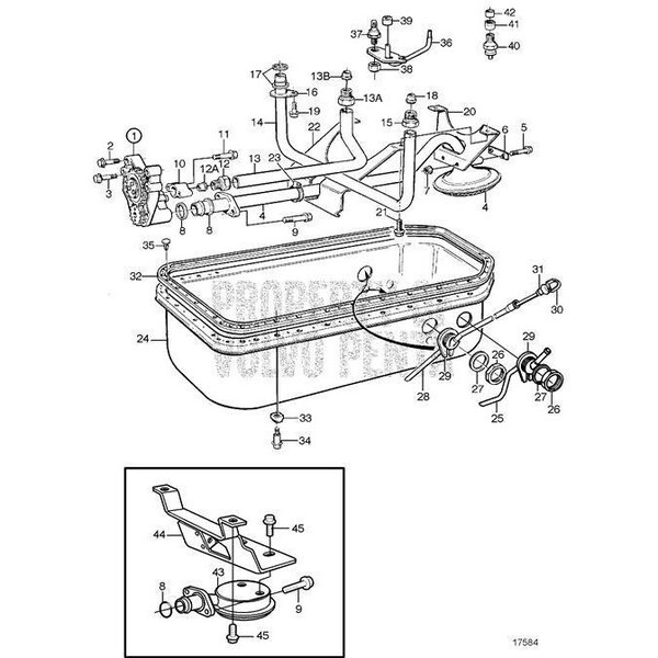 Volvo Penta Pipe Retainer 20381153 | Zoro