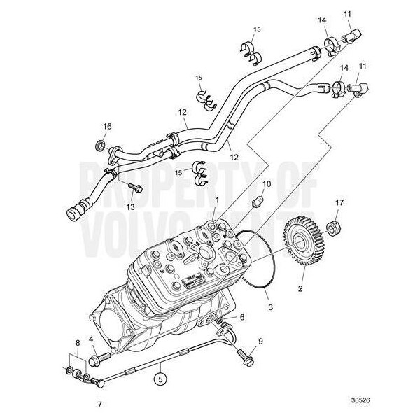 Volvo Penta Sealing Ring V2 21532261 | Zoro
