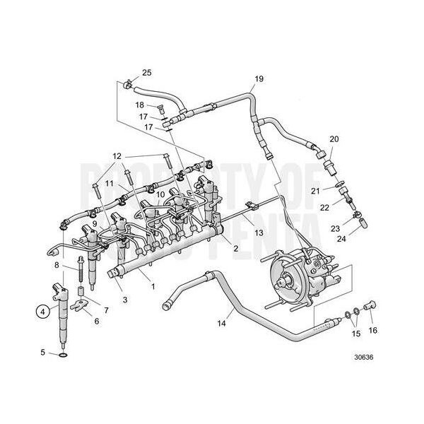 Volvo Penta Pressure Sensor V2 21880678 | Zoro