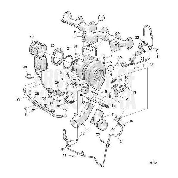Volvo Penta GasketV2 21895636 | Zoro