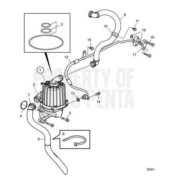 Volvo Penta SeparatorV2 22999818 | Zoro