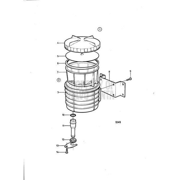 Volvo Penta Pipe Retainer 847017 | Zoro