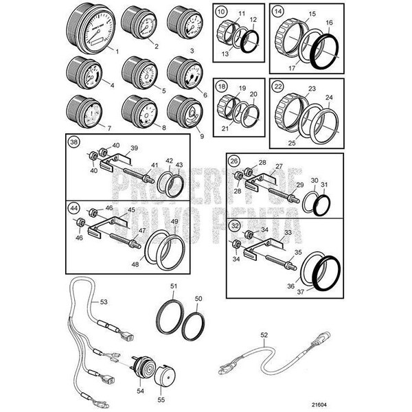 Volvo Penta Tachometer 874928 | Zoro
