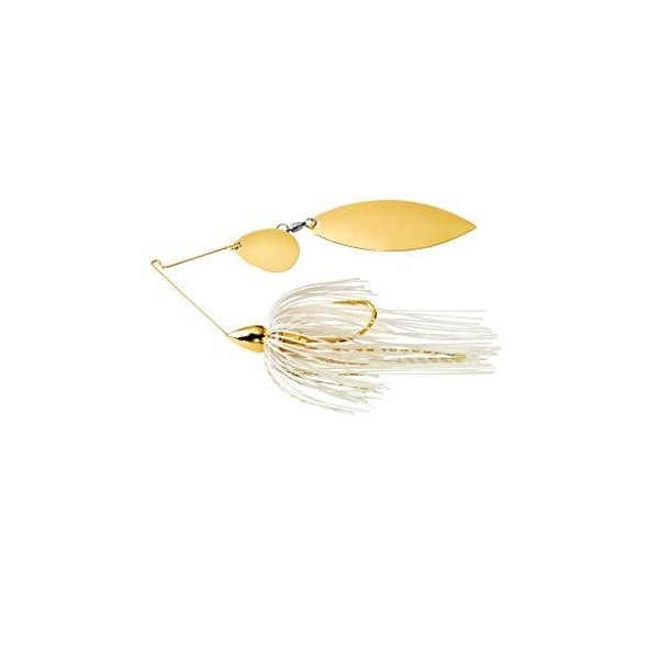 War Eagle Tandem Willow Gold Frame Spinnerbait 38Oz White Gold ...