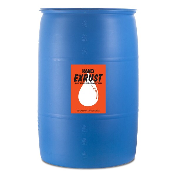Kano 55 Gallon Exrust, Industrial-Grade Rust Remover EX551 | Zoro