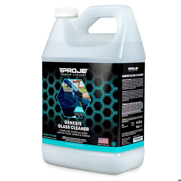 Proje Premium Car Care Glass Cleaner 1 Gallon - Safe on Tinted and Non ...