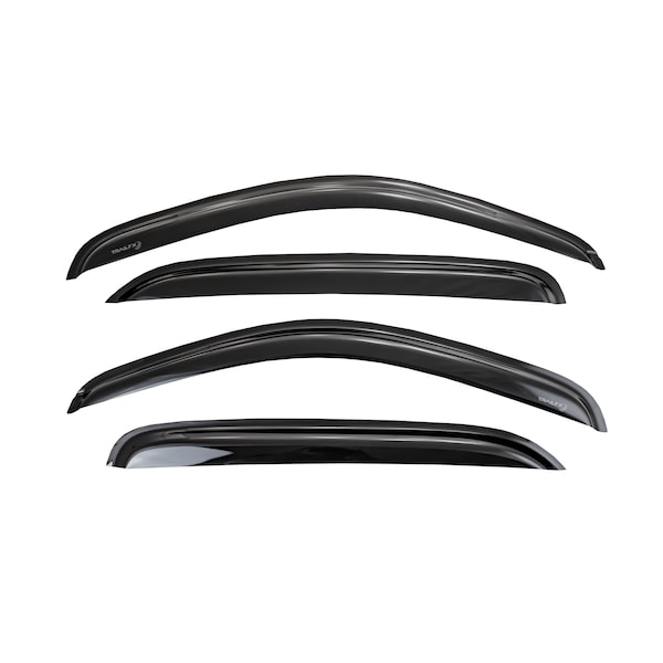 Trailfx 4808H; Side Window Deflector; Low Profile; Set of 4 4808H | Zoro