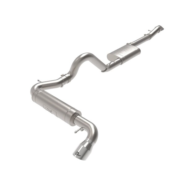 Afe Stainless Steel, With Muffler, 3 Inch Pipe Diameter, Single Exhaust ...