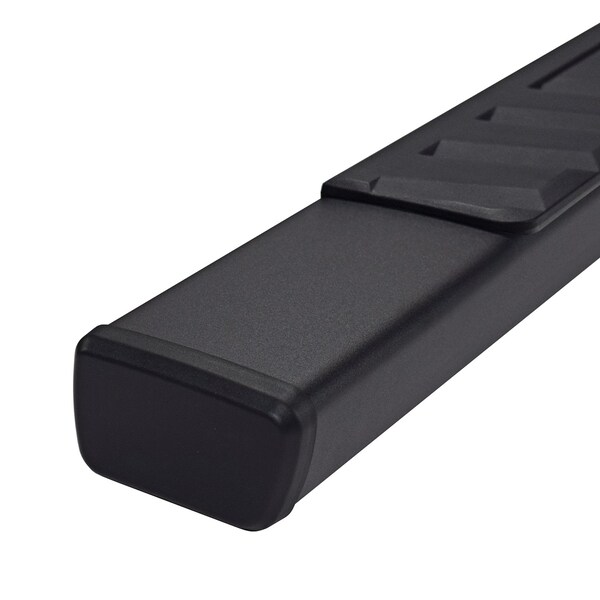 Trailfx A4004B; Step Nerf Bar; With Step Pads 4 Inch Trapezoidal ...