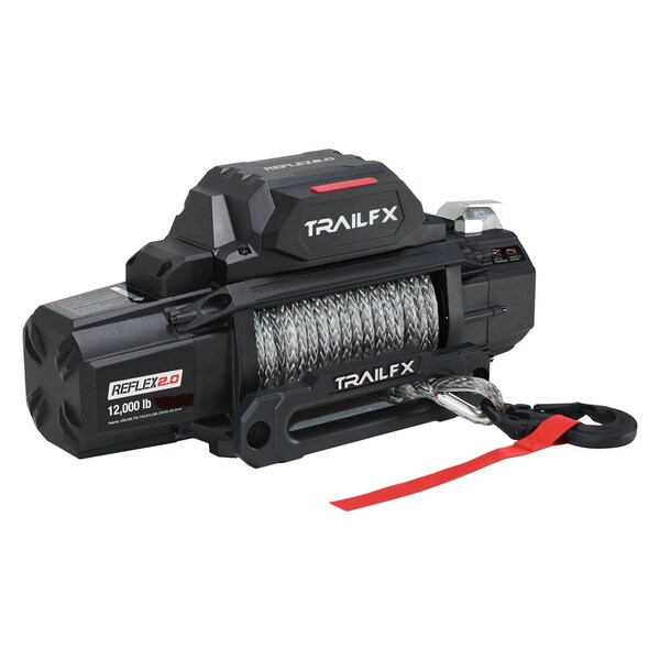 Trailfx WRS212B; Winch; 12 Volt Electric; 12000 Pound Line Pull ...