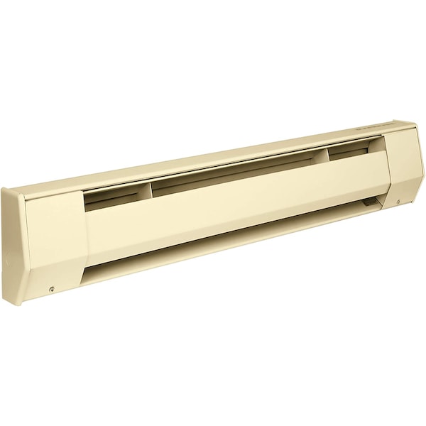 King Electric CB Baseboard Heater 4' 240/208V 750/562W Almond 4CB2407A ...