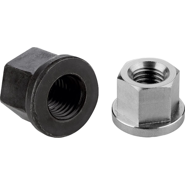 Kipp Hex Nut, M20, Stainless Steel, Not Graded, Bright Zinc Plated ...
