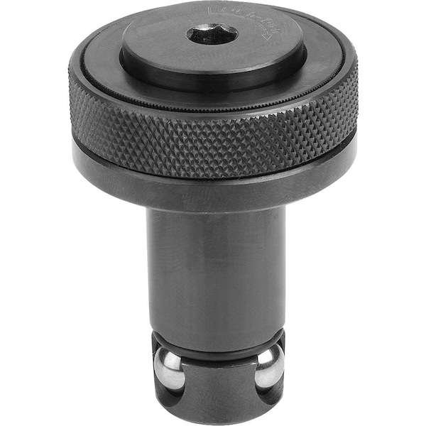 Kipp Locating Cylinder With Quick-Clamp System Carbon Steel, Comp:Ball ...