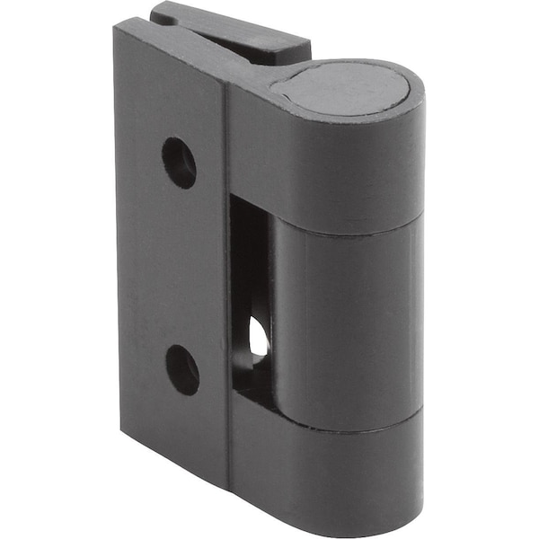 Kipp Spring Hinge Spring Closed A=35, B=30, Aluminum Black Anodized ...